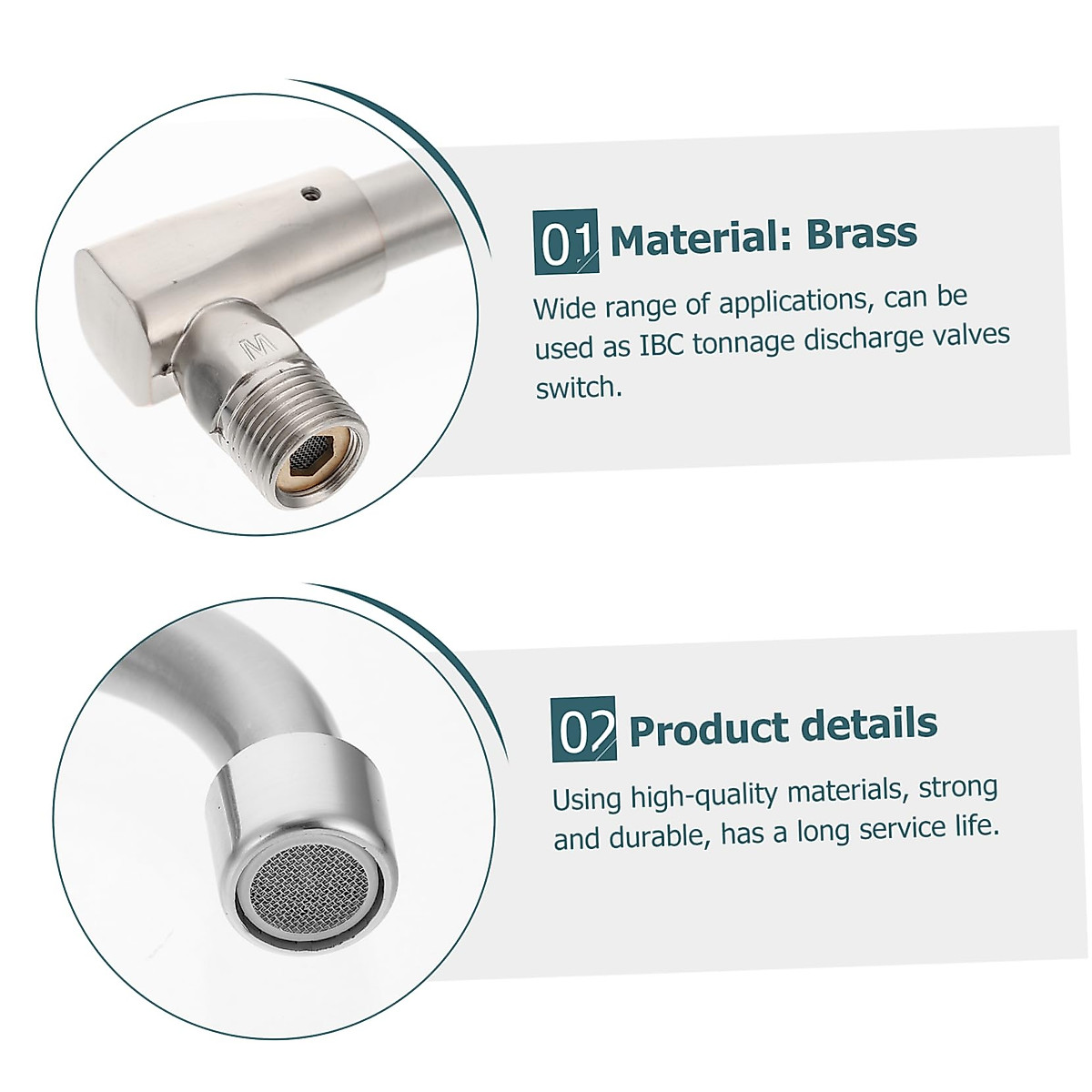 Generic Rocking Faucet Sink Faucet Kitchen Semi-Automatic Faucet Wall Mount Bathtub Faucet Single Hole Faucet Kitchen Metal Kitchen Water Faucet Bathtub Faucets Spigot Alloy to Rotate