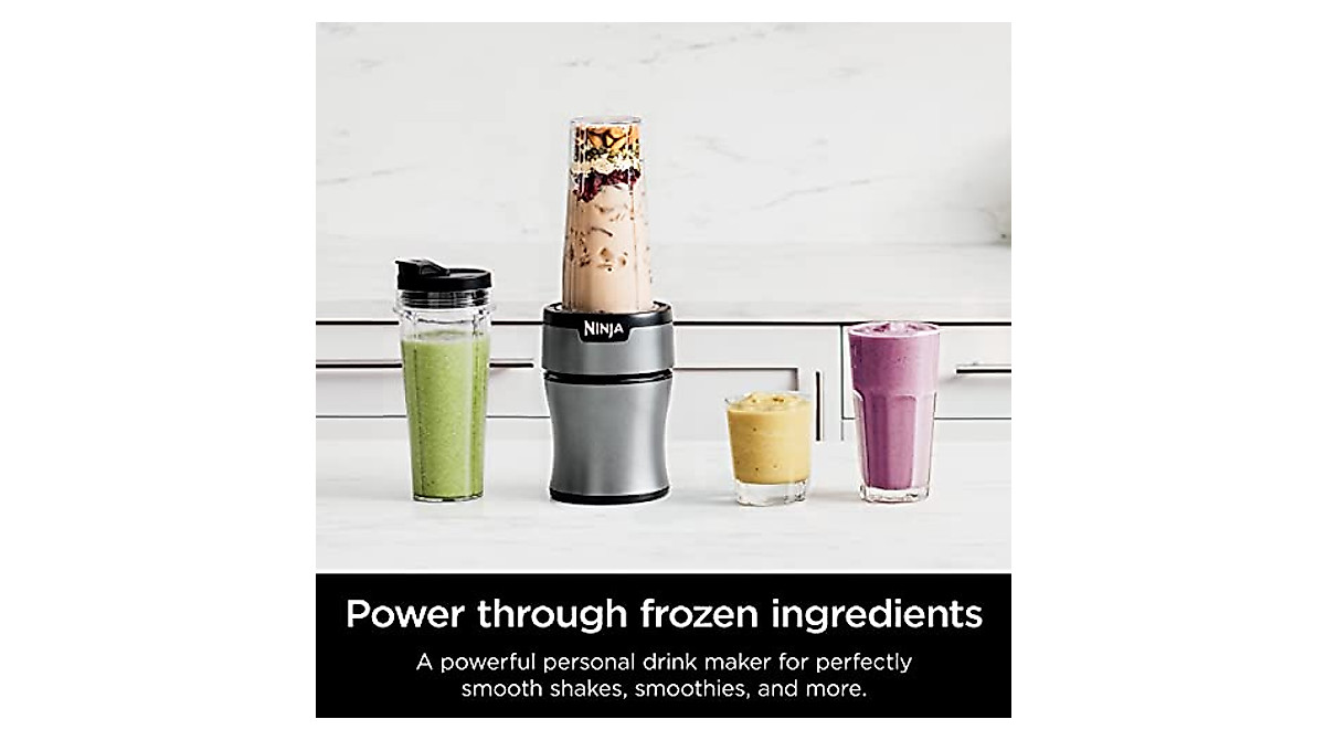 Ninja BN301 Nutri-Blender Plus Compact Blender - 900W Power