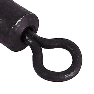 HERCHR 25pcs Fast Fishing Swivel Snap Clips Quick Change Fly Fishing Snaps Copper Lure Snaps Link Clips Fast Easy Fly Hook Snap Lure Connector Jigs Lures Fishing Clips Swivels Fishing Tackle