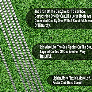 LEAGY Timeless Classic Golf Putter 35" Length - Putt Putt Style Two-Way Head and Premium Rubber Grip for Male & Female Right or Left Handed Golfers