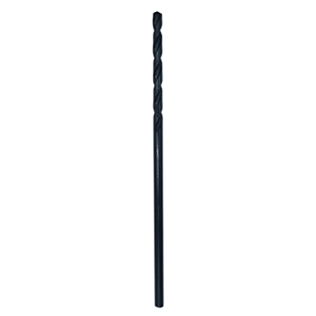 3/16-Inch x 6-Inch Aircraft Extension Black Oxide Drill Bit, Premium M2 High Speed Steel, Extra Length, for Metal, Plastic, Wood