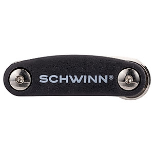 Schwinn 9 in 1 Multi-Purpose Tool Kit for Bikes, Compact and Convenient Design, Hex Wrenches, Phillips Screwdriver, and T25 Torx wrench