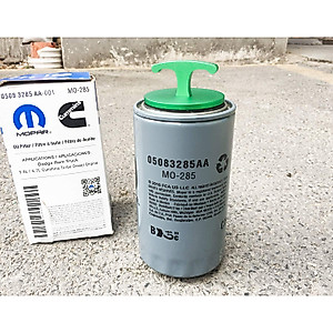 DOCA Aluminum Alloy-Oil Filter Plug Tool，Oil Filter Plug Cap Off Tool for Dodge Ram 05083285AA MO285 Turbo Diesel 5.9L 6.7L Cummins (Green) …