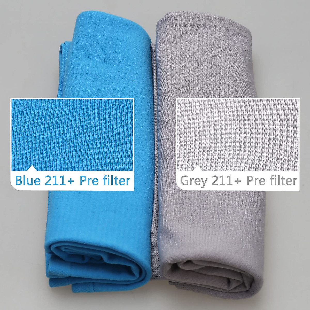 4 Pack 211+ Washable Pre-Filters Replacement Compatible with Blueair Blue Pure 211+, Filter for Diva Blue, Lunar Rock etc