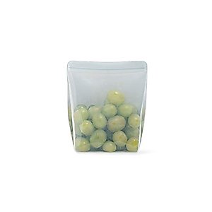 W&P Porter Silicone Reusable Storage Bag, Sandwich (36oz Stand-Up), Mint, Food Storage Container, Microwave and Dishwasher Safe, Easy Cleaning