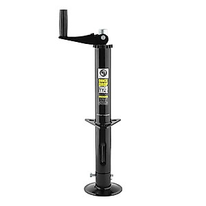 Quick Drop Tongue Jack for A-Frame Travel, Cargo, and Utility Trailers or 5th Wheel RVs