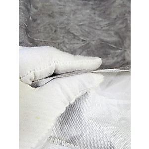 Big Z Fabric Crush Flocking Upholstery Velour Velvet Fabric by The Yard DIY Upholstery Furniture Drapery Clothing (Burgundy)