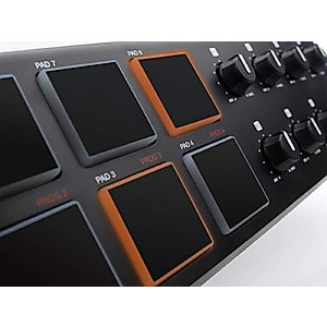 AKAI Professional LPD8 - USB MIDI Controller with 8 Velocity-Sensitive Drum Pads for Laptops (Mac & PC), Editing Software included