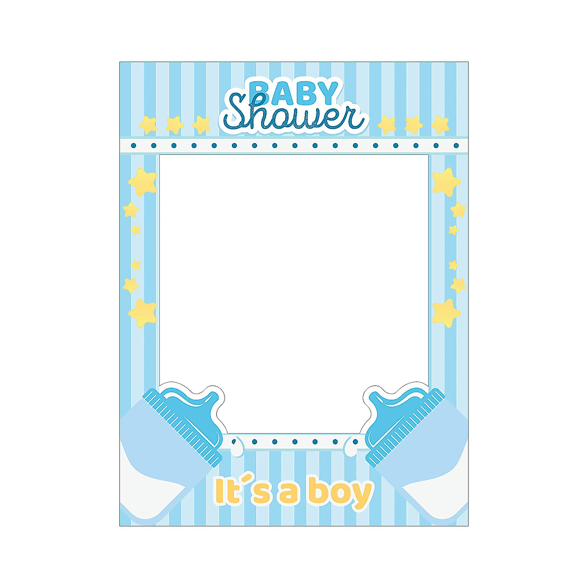 BannerBuzz Custom and Standard Selfie Frames, 890 GSM 5mm Non-Reflective Corflute Material, 600 DPI Direct UV Printing on Substrate, for Parties Photo Booth Events (Theme 2, 36" x 48")