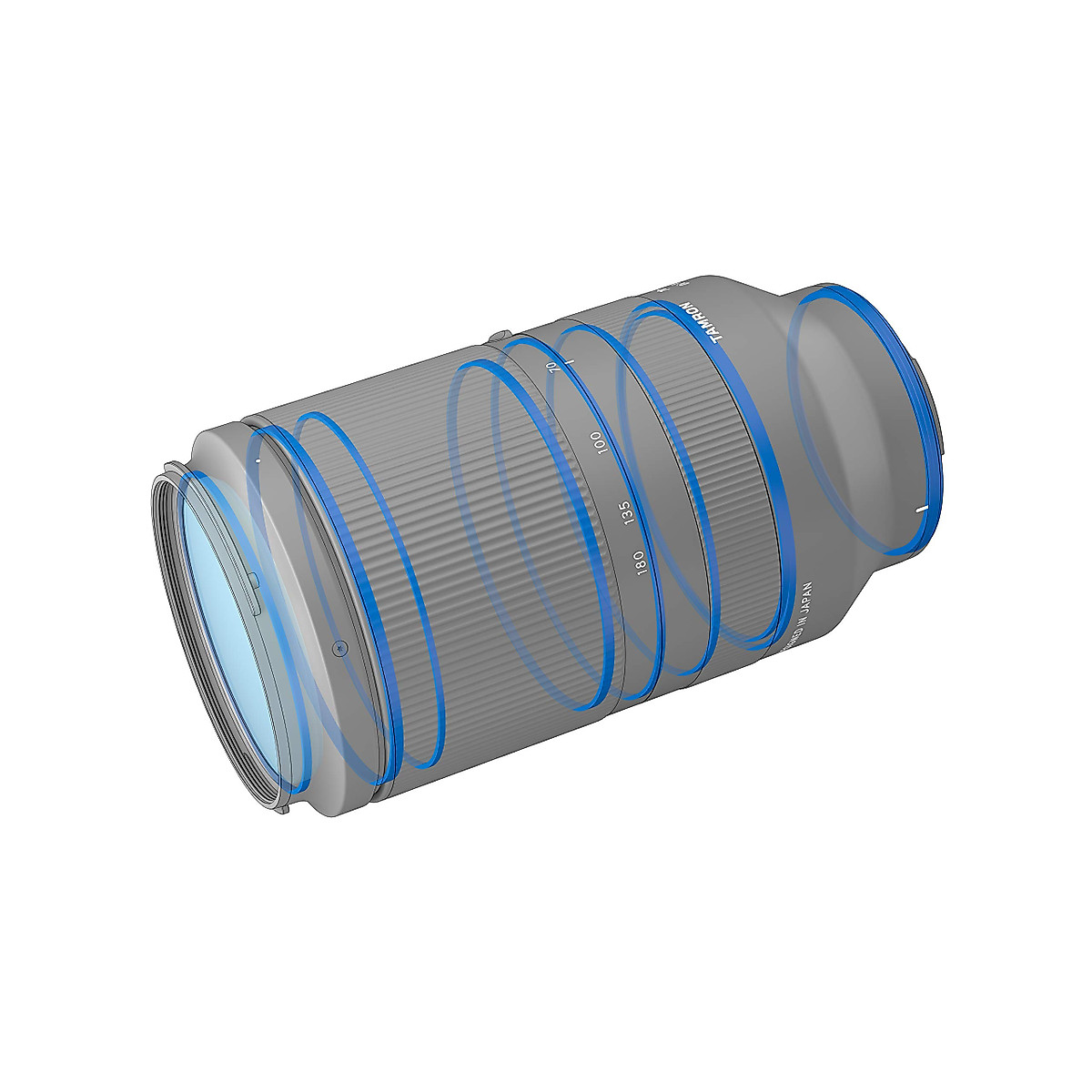 Tamron 70-180mm F/2.8 Di III VXD Lens for Sony Full Frame/APS-C E-Mount, Black (Renewed)