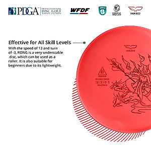 Yikun Disc Golf Disc Floating Disk Fairway Driver 150-160g Disc Golf Fairway Driver Perfect for Outdoor Games Floats in Water[Dics Shade Color May Vary]