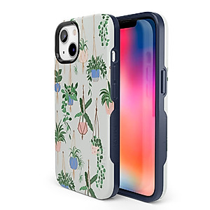 Casely iPhone 13 Floral Case | Compatible with MagSafe | Hanging Around | Potted Plants Case