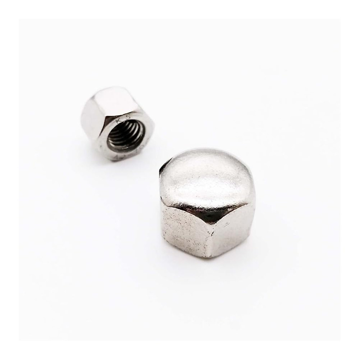 20pcs 304 Stainless Steel Hex Hexagon Decor Short Low Cover Cap Acorn Nut M3 M4 M5 M6 M8 (Size : M8-20pcs)