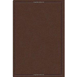 CSB Large Print Personal Size Reference Bible, Brown LeatherTouch, Indexed, Red Letter, Presentation Page, Cross-References, Full-Color Maps, Easy-to-Read Bible Serif Type