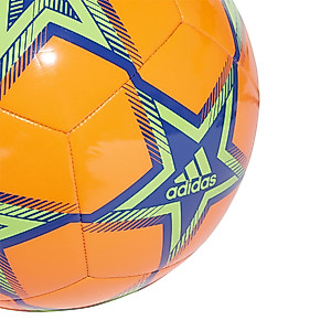 adidas unisex-adult Finale 21 Club Soccer Ball Black/Solar Red/Solar Yellow 5