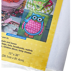 Pellon 731 Fuse-N-Shape Heavyweight Stabilizer 15" x 36" Package