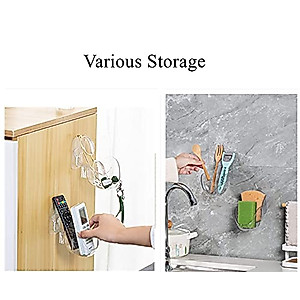 Multifunction Acrylic Small Makeup Organizer Storage for Vanity – Silicone Beauty Blender Makeup Sponge Holder Wall Mounted for Bathroom, Clear Makeup Brush Drying Rack Holder- 2 Slots