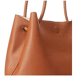 Amazon Essentials womens Joela shoulder bag, Light Brown, One size US