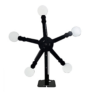 Atflbox Resetting and Rotate The Metal Shooting Target for Airsoft BB Guns,Star and Tree