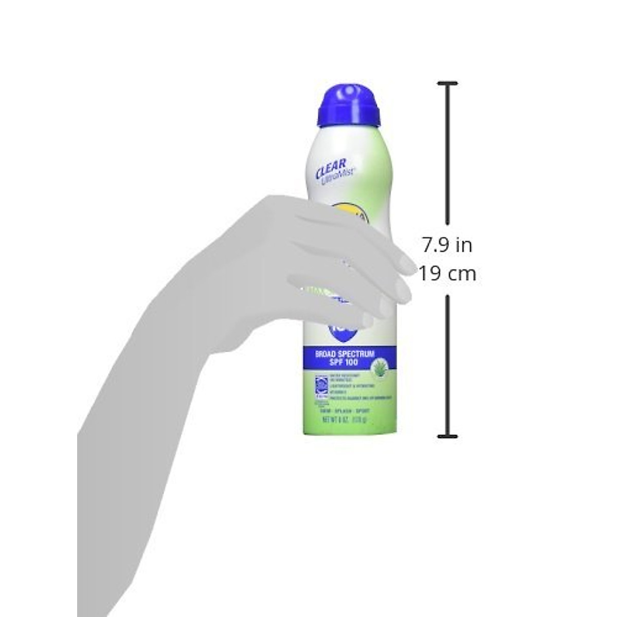 Banana Boat Ultra Defense Clear Sunscreen Spray SPF 100, 6oz | Lightweight Sunscreen, Banana Boat SPF 100 Spray On Sunscreen, Water Resistant Sunscreen, 6oz