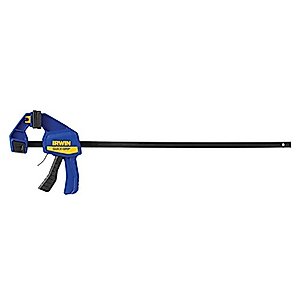 IRWIN QUICK-GRIP Bar Clamp, One-Handed Clamp/Spreader, 24-Inch (1964720)