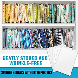 Fabric Organizer Boards for Neat and Easy Storage,Set of 200 Comic Book Boards for Fabric Storage,Magazine,and Books,7.5 * 10.5 Inch Magazine Boards and Fabric Board with Plastic Alligator Clips