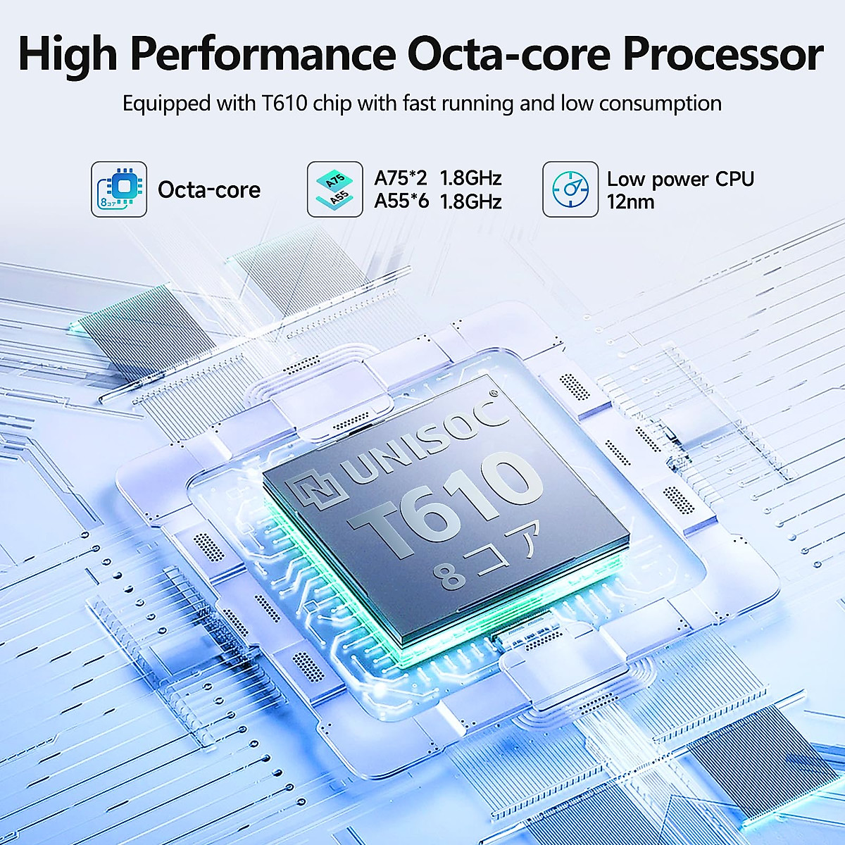 Latest Android Tablet with Eye Protection,6GB RAM,128GB ROM, 1TB Expand,Octa Core,10.3 Inch 1920x1200 FHD IPS Screen,10 Hour Battery,5+13MP,Dual Sim Card Slot,2.4/5G WiFi,Bluetooth 5.0,GPS,Sliver