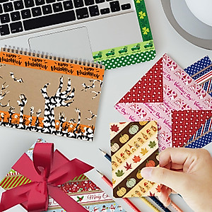 Whaline 24 Rolls Holiday Washi Tapes St. Patrick's Day Shamrock Easter Bunny 4th of July Seasonal Washi Tapes 15mm Assorted Festival Making Washi Tapes for Scrapbook Journal Art Craft, 16.4Ft