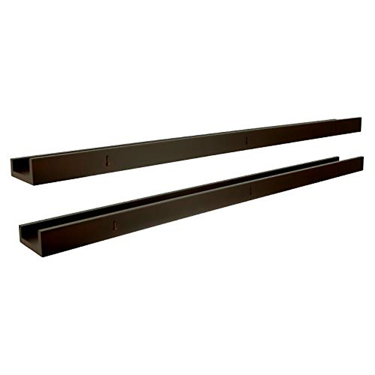 Kiera Grace Modern Floating-Shelves, Set of 2, Espresso