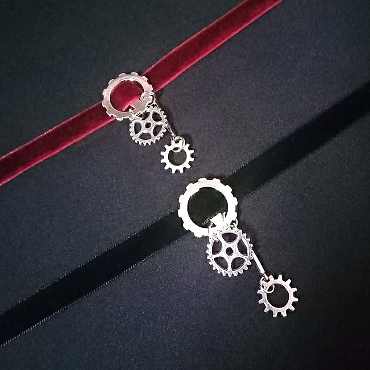 Aylifu 100g(30-40PCS) Mixed Color Alloy Steampunk Gears Charms Clock Face Charms Gears Cogs Charms Pedants Jewelry Findings for Crafting DIY Jewelry Making Accessory