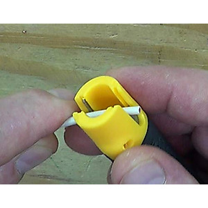 IDEAL Electrical 45-025 Lil’ Ripper Stripper – Wire Stripper w/ Slitting Blade, V-Notch, Flat Blade Clip