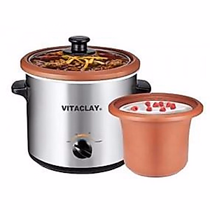 VitaClay Organic Slow Cooker and Yogurt Maker (2 Quart)