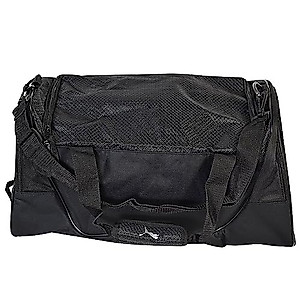 PUMA unisex adult Evercat Contender Duffel Bags, Black, One Size US