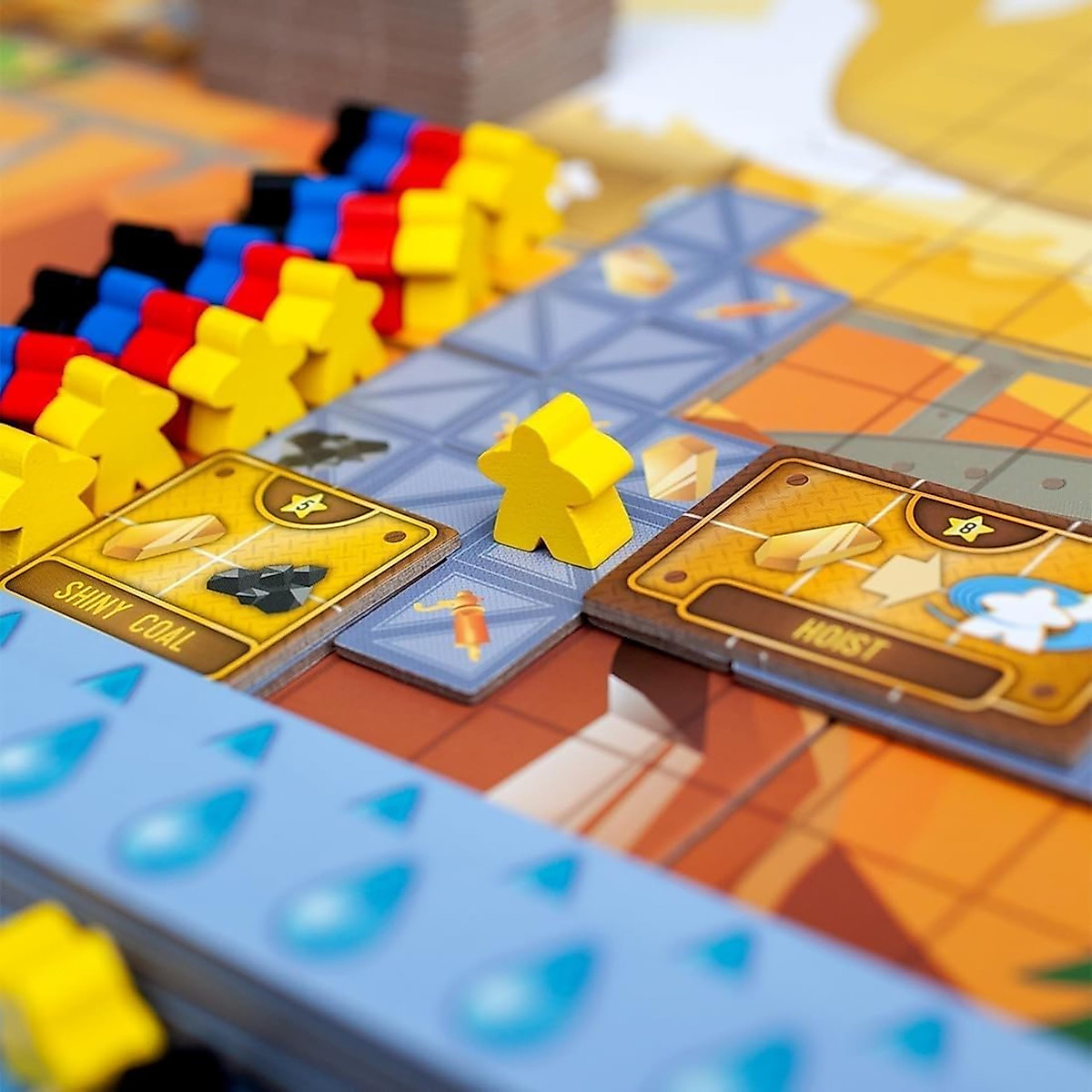 Whistle Mountain, Strategic Board Game, Tile Laying, Worker Placement Game Fun Game for Adults