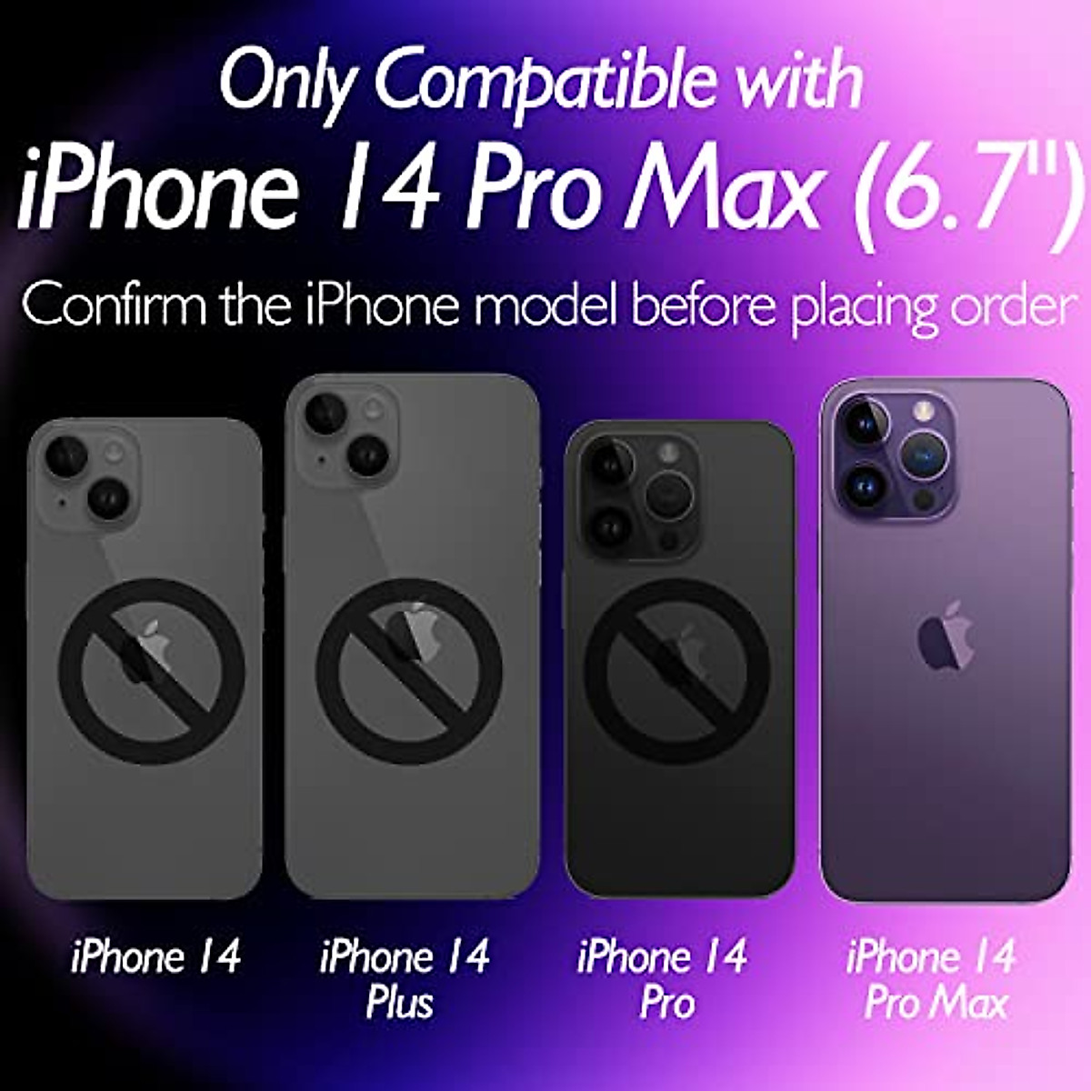 Shacoryze Back Screen Protector for iPhone 14 Pro Max [3-Pack], Back Tempered Glass Protector Rear Temper Glass Film Premium HD Clarity Compatible with iPhone 14 Pro Max (6.7 inch)
