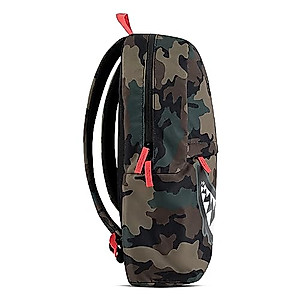 Hurley Unisex-Adults One and Only Backpack, Green Camo Shark, Large