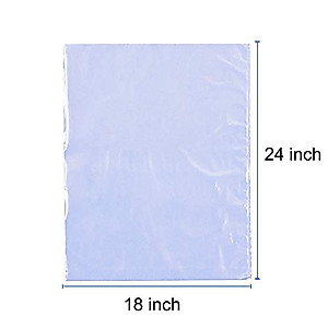 LazyMe Clear Basket Cellophane Bags Shrink Wrap Bags Cello Bags for Gift and Easter Baskets, 18x24 inch (20 pcs)