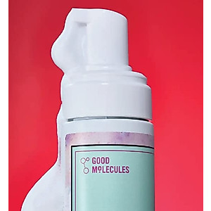 wfi Good Molecules Salicylic Acid Acne Foaming Cleanser 5 Oz. Exfoliates and Removes Surface Oil, Impurities, and Buildup.