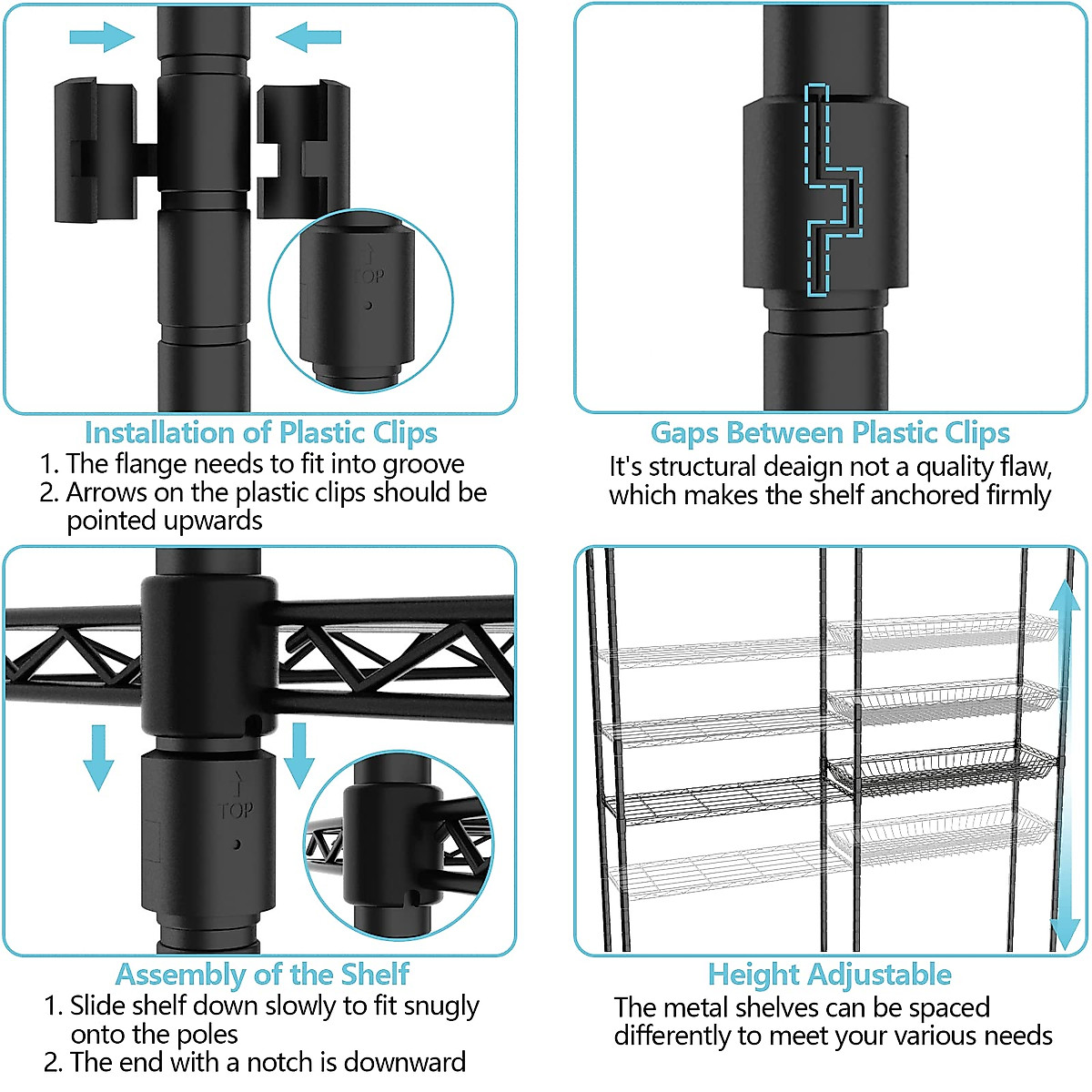 Loomie Over The Washer and Dryer Storage Shelf, Laundry Room Organization Shelves, 5 Tiers Adjustable Height Shelving,Bathroom Space Saving Drying Organizers Rack with Wire Basket,Haning Hook & 2 Rods