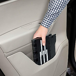 HomDSim Portable Folding Step Riser for Elderly/Adults/Kids,High Riser Step Easy Transport,Foldable Stepping Stool Step Stool for Car/Kitchen/Bath,5 inch High Large Platform