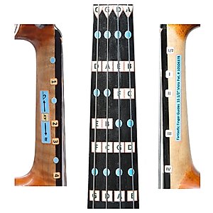 Fantastic Finger Guide for Violas | Stringed Musical Instruments | Fingerboard and Fretboard Stickers for Learning All Notes | Kids/Adult Beginner Viola Finger Guide |15.5" Size