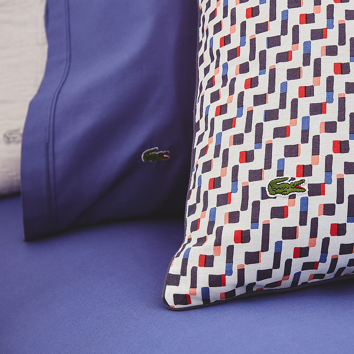 Lacoste Grove Duvet Set, King, Red