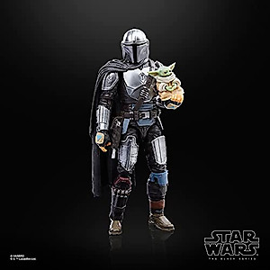 STAR WARS The Black Series The Mandalorian, Ahsoka Tano & Grogu Toy 6-Inch-Scale The Mandalorian Collectible Action Figure 3-Pack, Toys for Kids Ages 4 and Up (Amazon Exclusive)