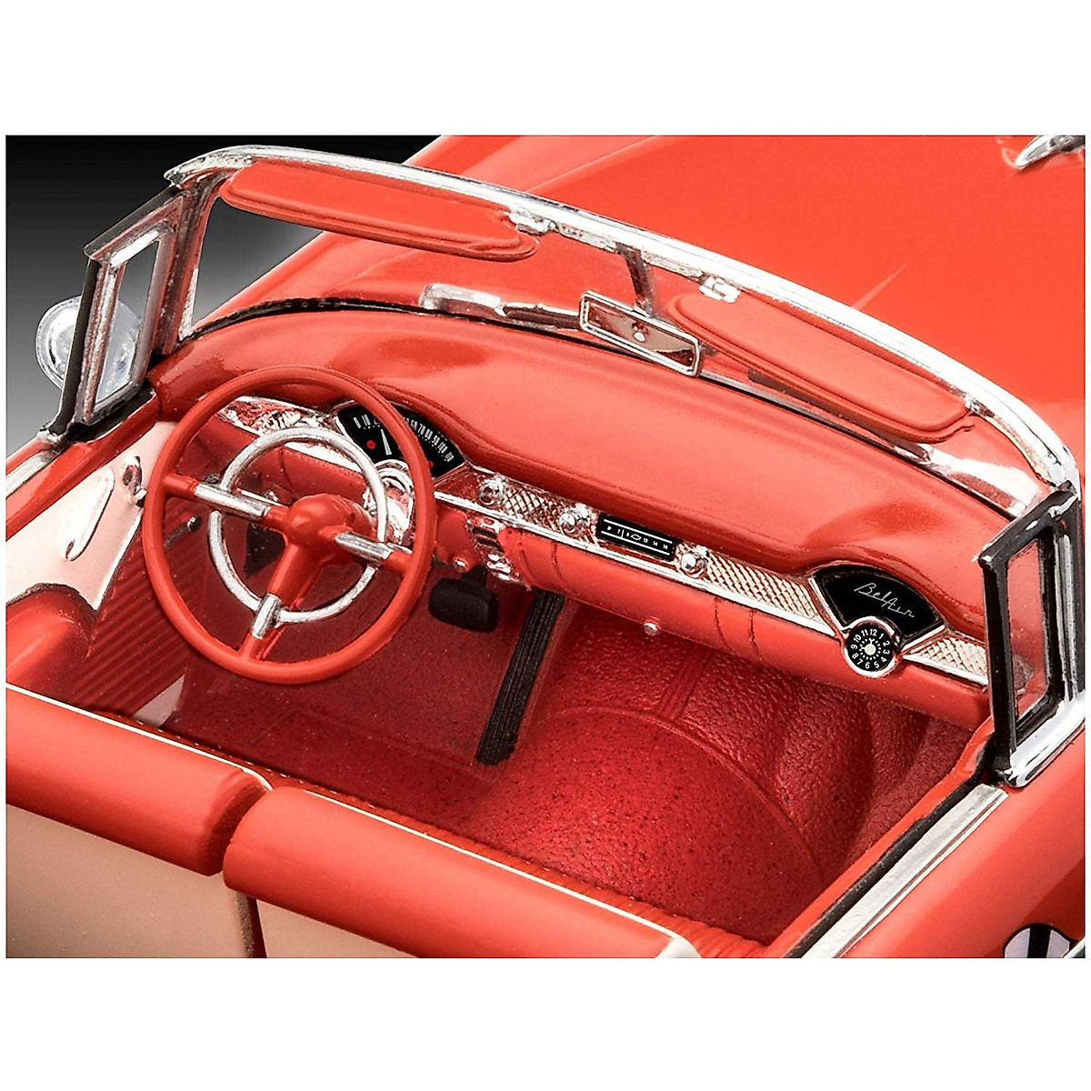 Revell GmbH Revell 07686 7686 1:24 '55 Chevy Indy Pace Car Plastic Model Kit, Multicolour, 1/25