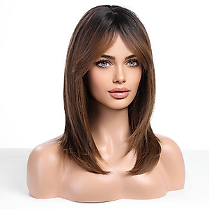 HAIRCUBE Layered Wigs for Women Synthetic Wig