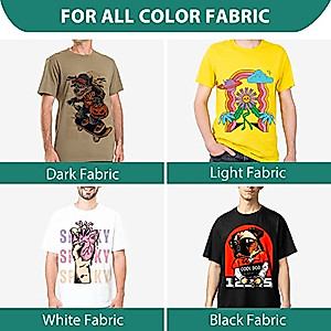 OFFNOVA Glitter DTF Transfer Film, 11.7" x 16.5"- 30 Sheets A3 PET Heat Transfer Paper Direct to Film Printing for All Fabrics and Color T-Shirts Textile