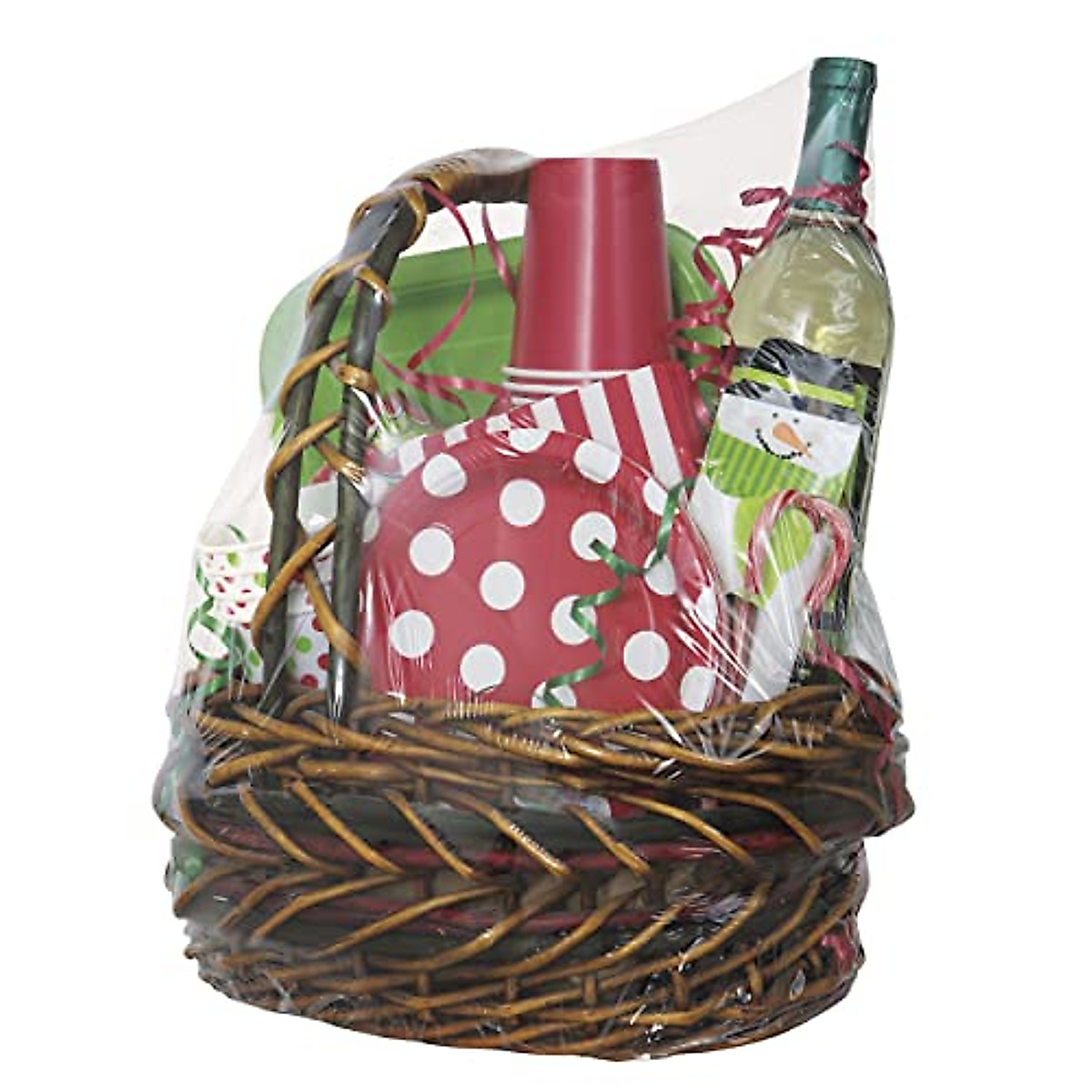 Clear Jumbo Shrink Wrap Cellophane Bag - 24" x 30" - Perfect for Gift Baskets, Birthday, Baby Shower, Bridal Shower & More (1 Roll)