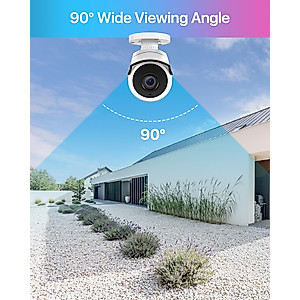 ZOSI 4PACK 1920TVL 1080P HD TVI Security Cameras 120ft Night Vision CCTV Cameras Home Security Day/Night Waterproof Camera for 720P,1080P,5MP,4K HD-TVI Analog DVR Systems