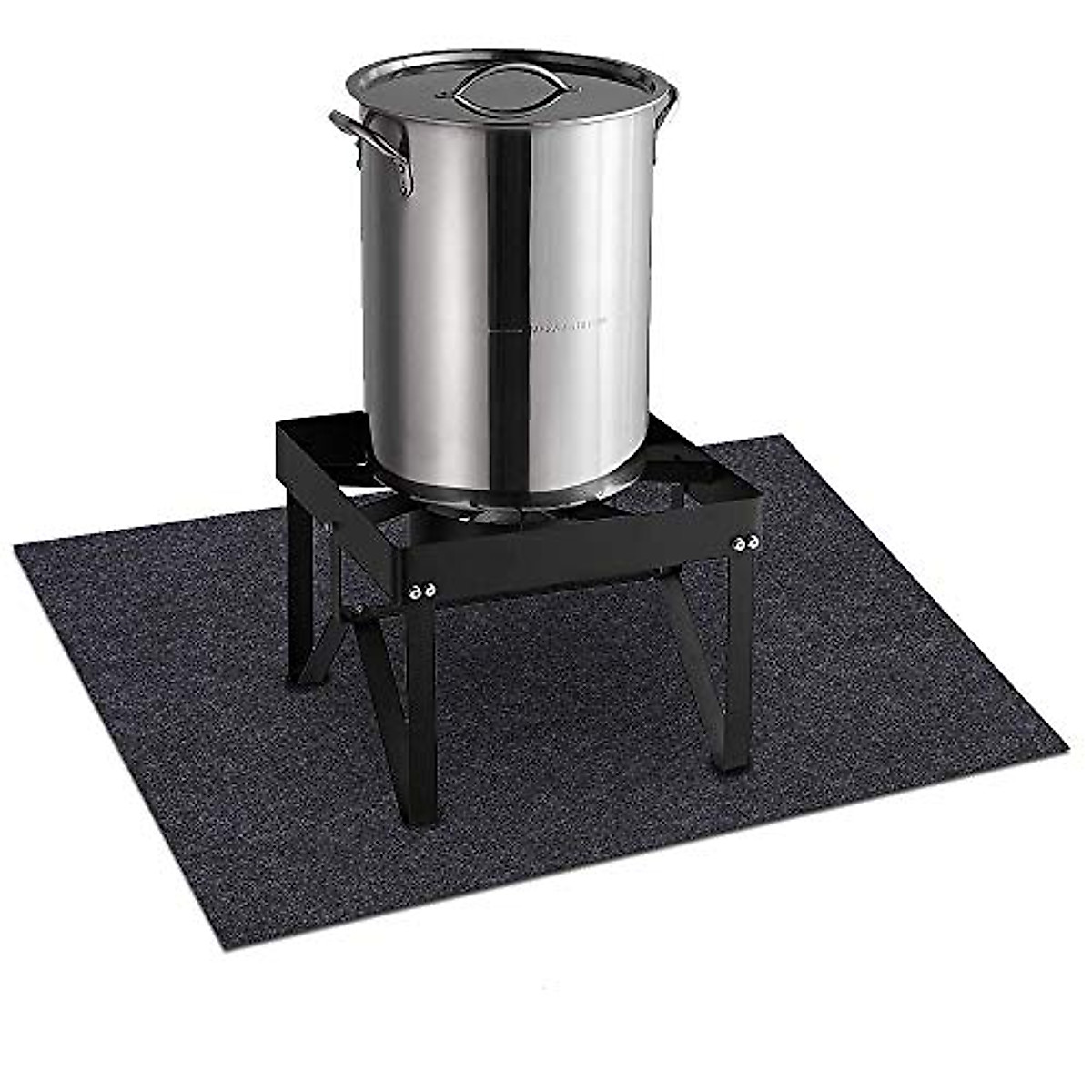 Turkey Fryer Mat,for Floor Surface/Absorbent mat Lightweight Washable Floor Mat to Protect Decks and Patios from Grease Splatter,Against Damage and Oil Stains or Grease Spills，Back Non-Slip (36”×30“)