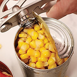 Baker's Secret - Can Opener Stainless Steel Heavy Duty Tin Can Opener